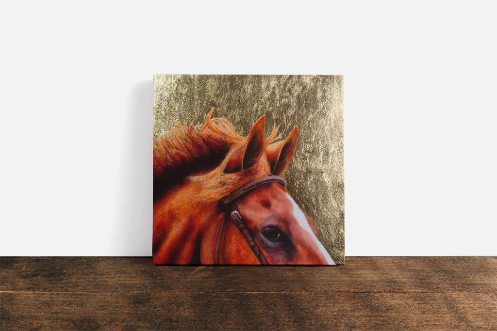 "Bianca in Gold" – Tagged "Sticker"– Lederman Art & Design