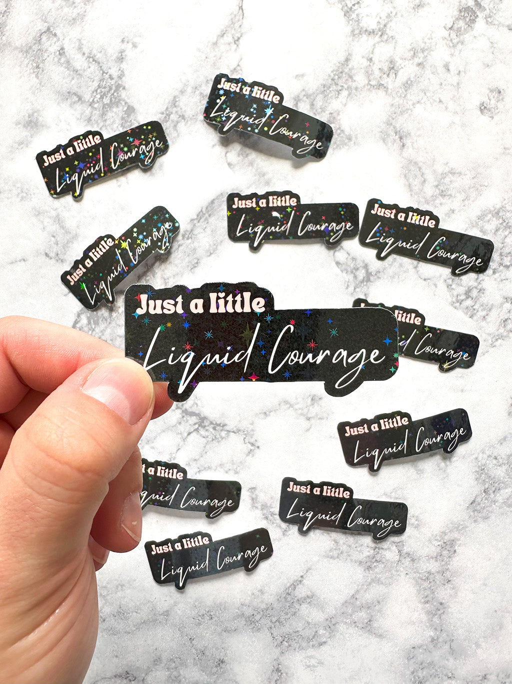 Liquid Courage Sticker – Lederman Art & Design